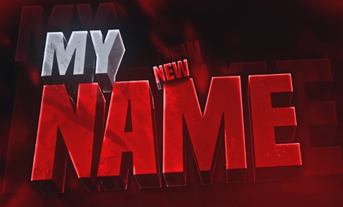 Create this 3d text animation for your text by Januzx | Fiverr