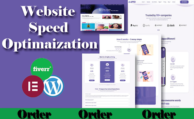 Increase wordpress speed optimization, website fast speed, by Rabeyaakterrima | Fiverr