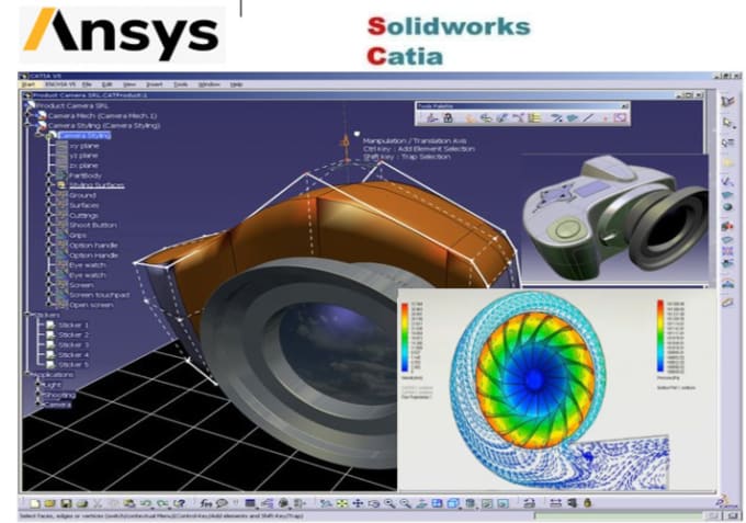 Do cfd analysis and product design on ansys, fusion 360 and catia by Sixsigma_expert | Fiverr