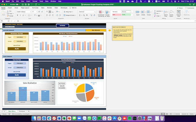Create dashboard, charts and pivot tables in excel by Miamia107 | Fiverr