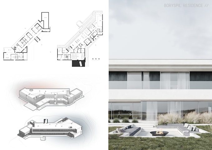 Create an architecture schematic design package by Kw_btnung | Fiverr