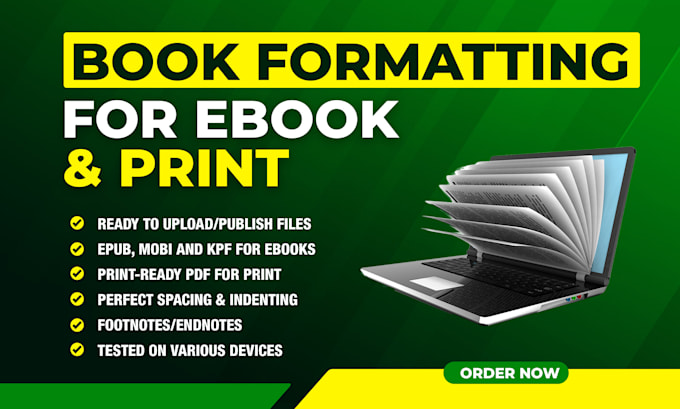 Do book formatting for ebook and print, amazon kdp, apple, ingramspark, lulu by Polgarusstudio ...