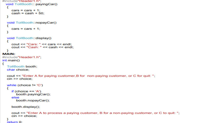 Do Cpp Codes Of Assignments And Projects For You By Sohaibshouka589 Fiverr