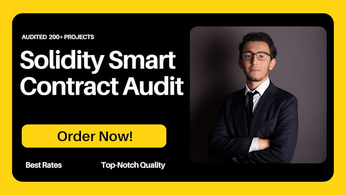 Audit solidity smart contracts for maximum security by Saif_atom | Fiverr