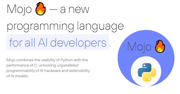 Mojo fast futuristic python alternative