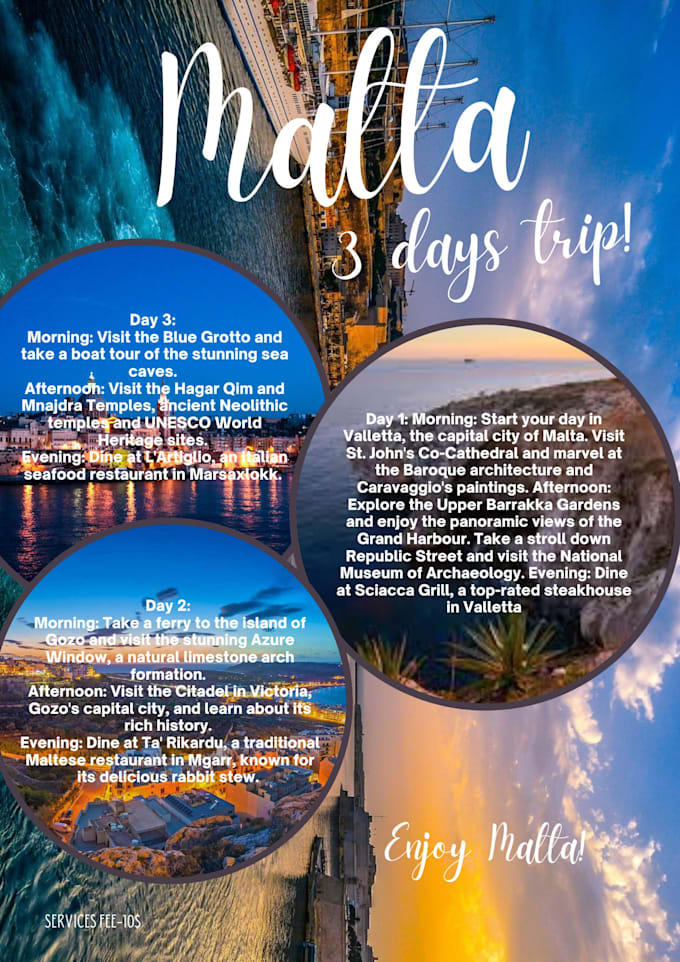 Help you plan your travel itinerary wherever you want by Spniwnl | Fiverr