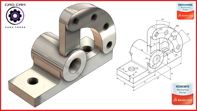 Realizo diseño, modelado 3d y ensamble, con solidworks by Randyjoel32 | Fiverr