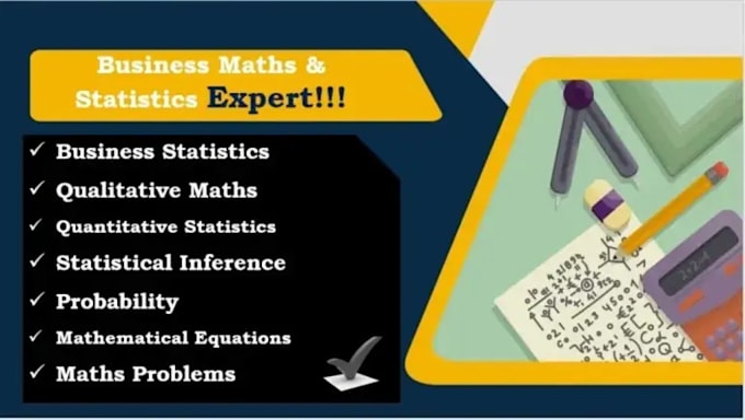 Be your business statistic and business math tutor by Tutor_23 | Fiverr