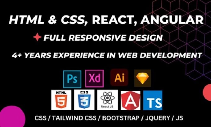 Do Professional React Angular Typescript And Html Website Design By Said Developer Fiverr