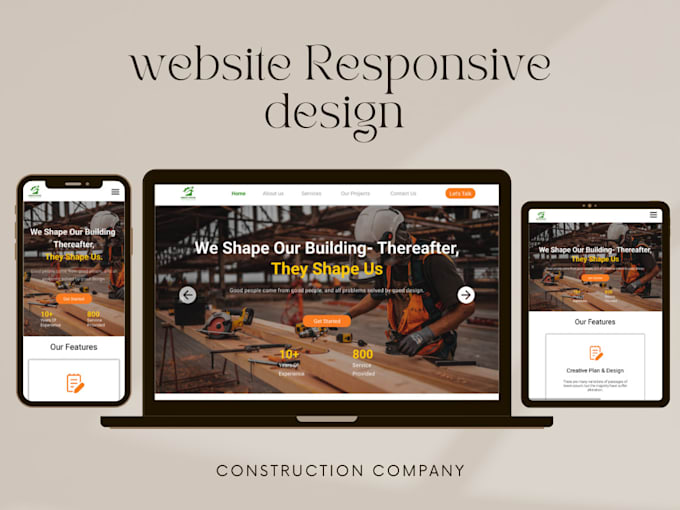Design responsiveness web ui ux and website templates in psd, figma and ...