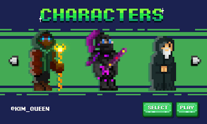 Create unique pixel characters for you by Kim_queen | Fiverr