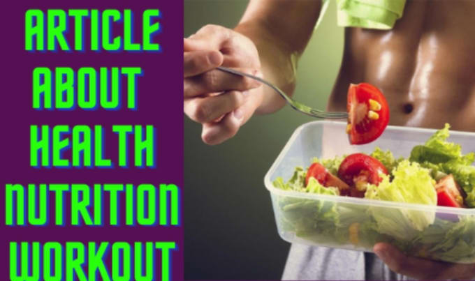 Write high quality articles about health and nutrition by Ponorskisan ... Write high quality articles about health and nutrition by Ponorskisan ...