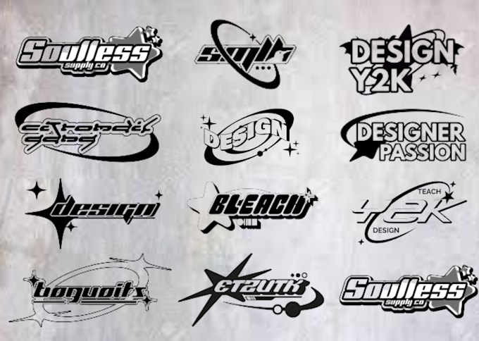 Create y2k streetwear clothing logo type for your brand by Zubair ...
