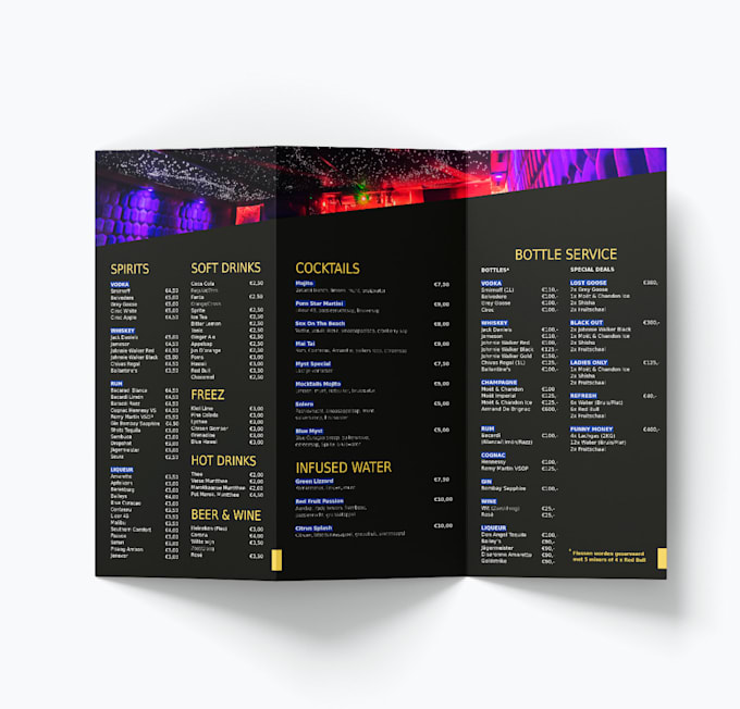 Design eye catching menu design by Arthebrand | Fiverr