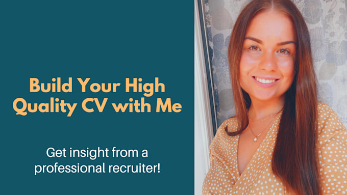 Help you build a high quality resume by Ulrikaelise | Fiverr