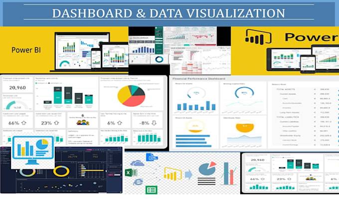 Visualize your data with excel power bi,tableau dashboards by Brian ...