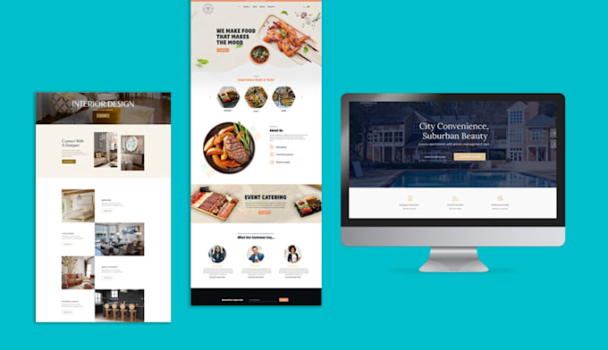 Do any industry creative landing page, webpage design by Vishu1984 | Fiverr