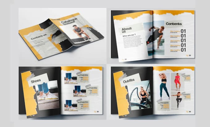 Design catalogue, promotional product catalog, look book, booklet, sale ...