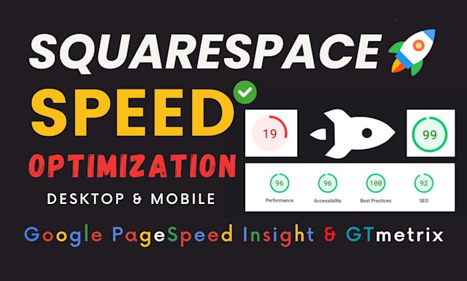 Do squarespace speed optimization for mobile and desktop by Speed_booster | Fiverr