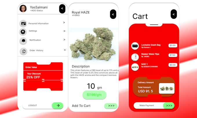 Create mobile app ui ux design by Irfankarim968 | Fiverr