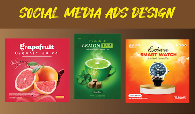 Design social media posts graphics for facebook post by Lamiagraphics ...