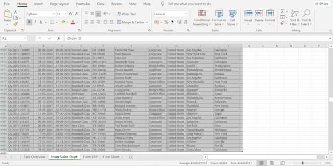 Clean, organize and merge excel or csv data by Shwetaj1914 | Fiverr