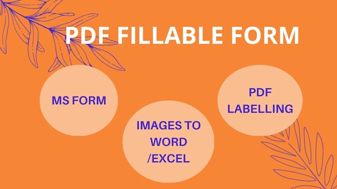 Create pdf fillable form and pdf label by Naimakhan16 | Fiverr