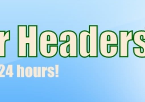 Make a professional website header in 24 hrs by Techman32 | Fiverr