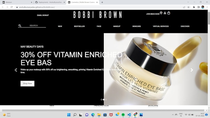 Create A Website Using Htmlcssjavascriptreact And Make Responsive By