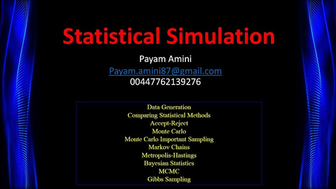 Teach Statistical Simulation Using R By Payamamini Fiverr