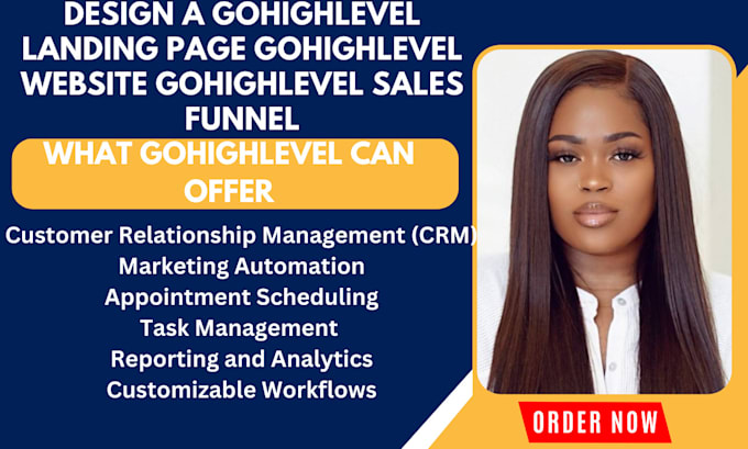 Design gohighlevel landing page high level website gohighlevel sales ...