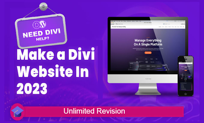 Design divi website using divi website builder with divi premium layouts by Mz_solution | Fiverr
