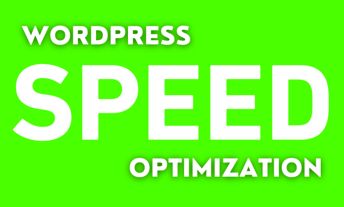 Optimize wordpress speed, speed optimization by Fahadvuiya | Fiverr