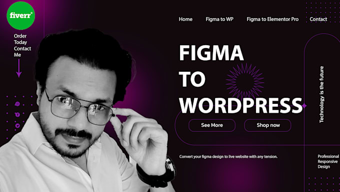 Convert, clone figma to wordpress with elementor pro by Tajulislam741 | Fiverr