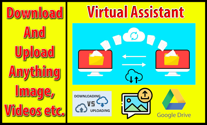 Download and upload anything from your links and shared you by Rupom1 | Fiverr