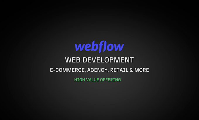 Create your entire website using webflow by Eduardoramos325 | Fiverr