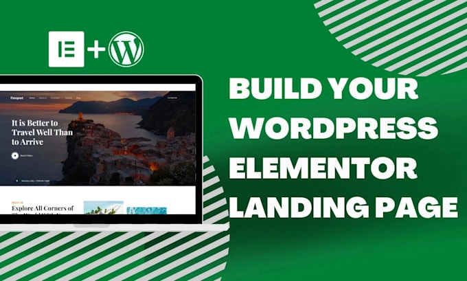 Design elementor pro wordrpess landing page ,coming soon page, parallax ...
