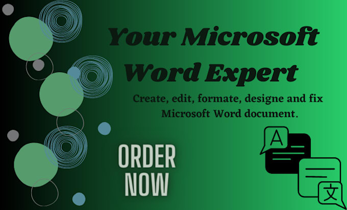 Create, edit, format, design microsoft word documents by Saniya_mughal | Fiverr