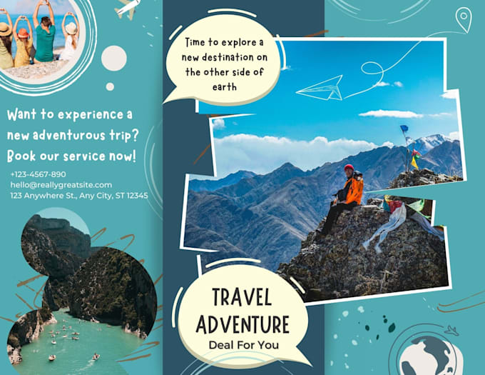 Design flyers and custom brochures for your marketing needs by Mah_rah | Fiverr