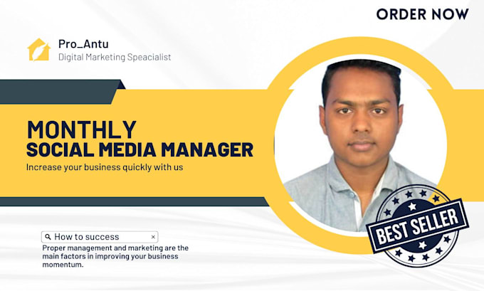 Do monthly social media accounts managements for you by Pro_antu | Fiverr