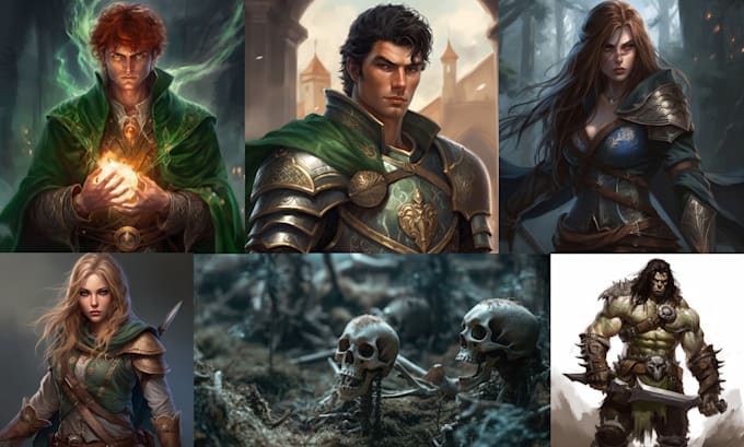 Make characters and location for your dnd worlds fast by Panosoiko | Fiverr