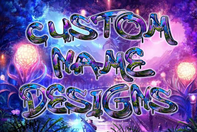 Design your name in a custom font by Kivashenmuns916 | Fiverr