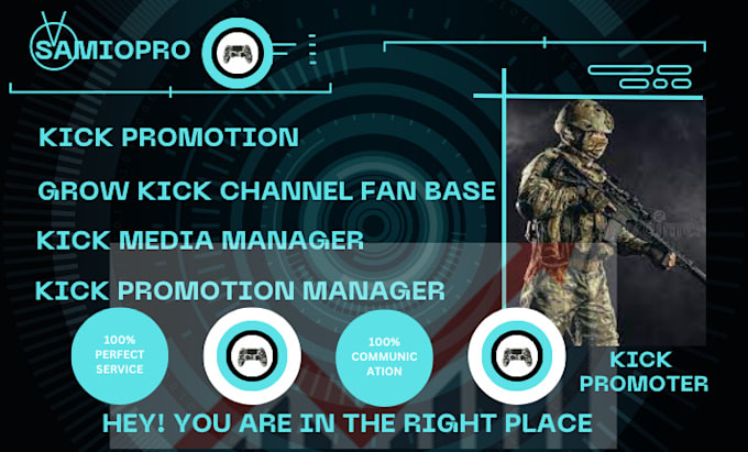 Promote your kick channel organically to increase active audience by ...