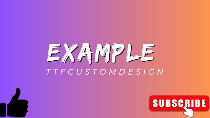 Make custom profile pics or thumbnails by Ttfcdesign | Fiverr