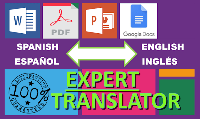 Translate any english to and from spanish text today by Myofficeva | Fiverr