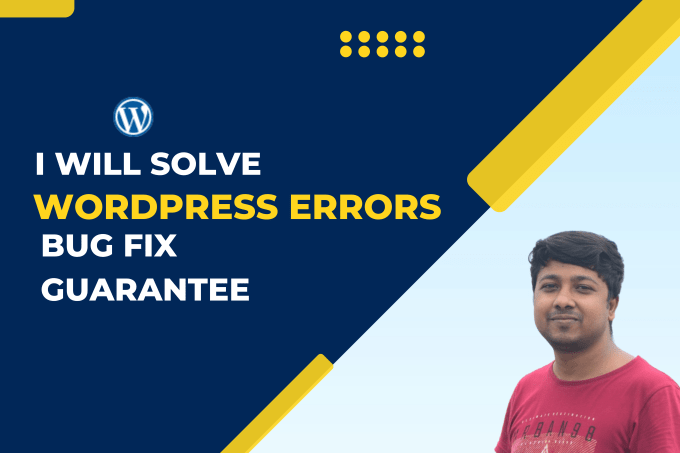 Solve wordpress errors, solve wordpress problems, guarantee bug fixes ... Solve wordpress errors, solve wordpress problems, guarantee bug fixes ...