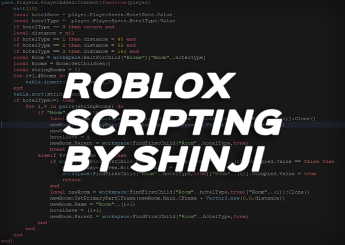 Script anything you request on roblox by Shinnji | Fiverr