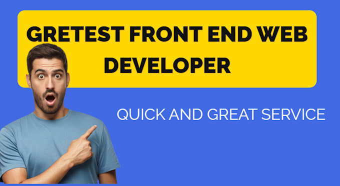 Do custom front end development services by Nehil07 | Fiverr