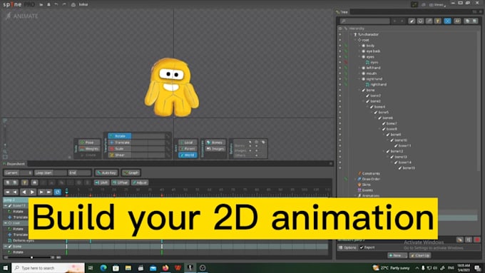 Animate 2d game character in spine by Capcom2222 | Fiverr