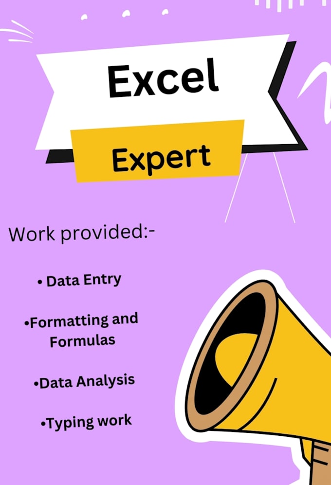 Unlock the power of spreadsheet for data analysis and automation by Vivekyadav648 | Fiverr